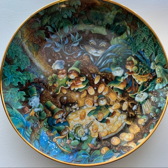 Bill Bell | Dining | Franklin Mint Bill Bell St Catricks Day Plate ...